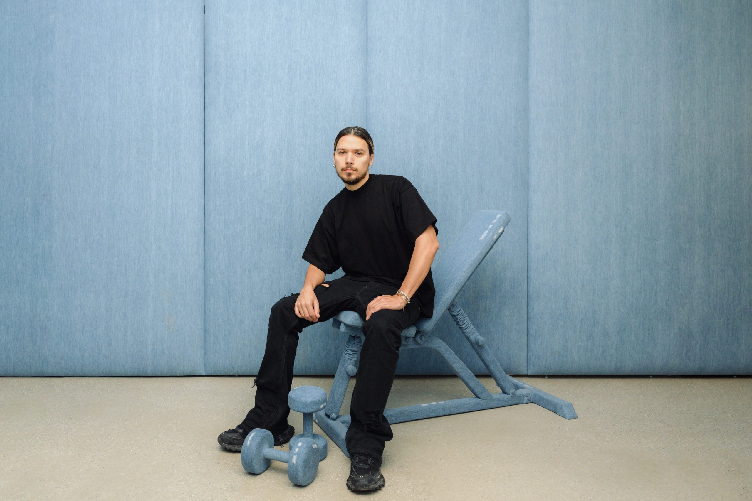 Harry Nuriev presents "Denim" at Carpenters Workshop Gallery