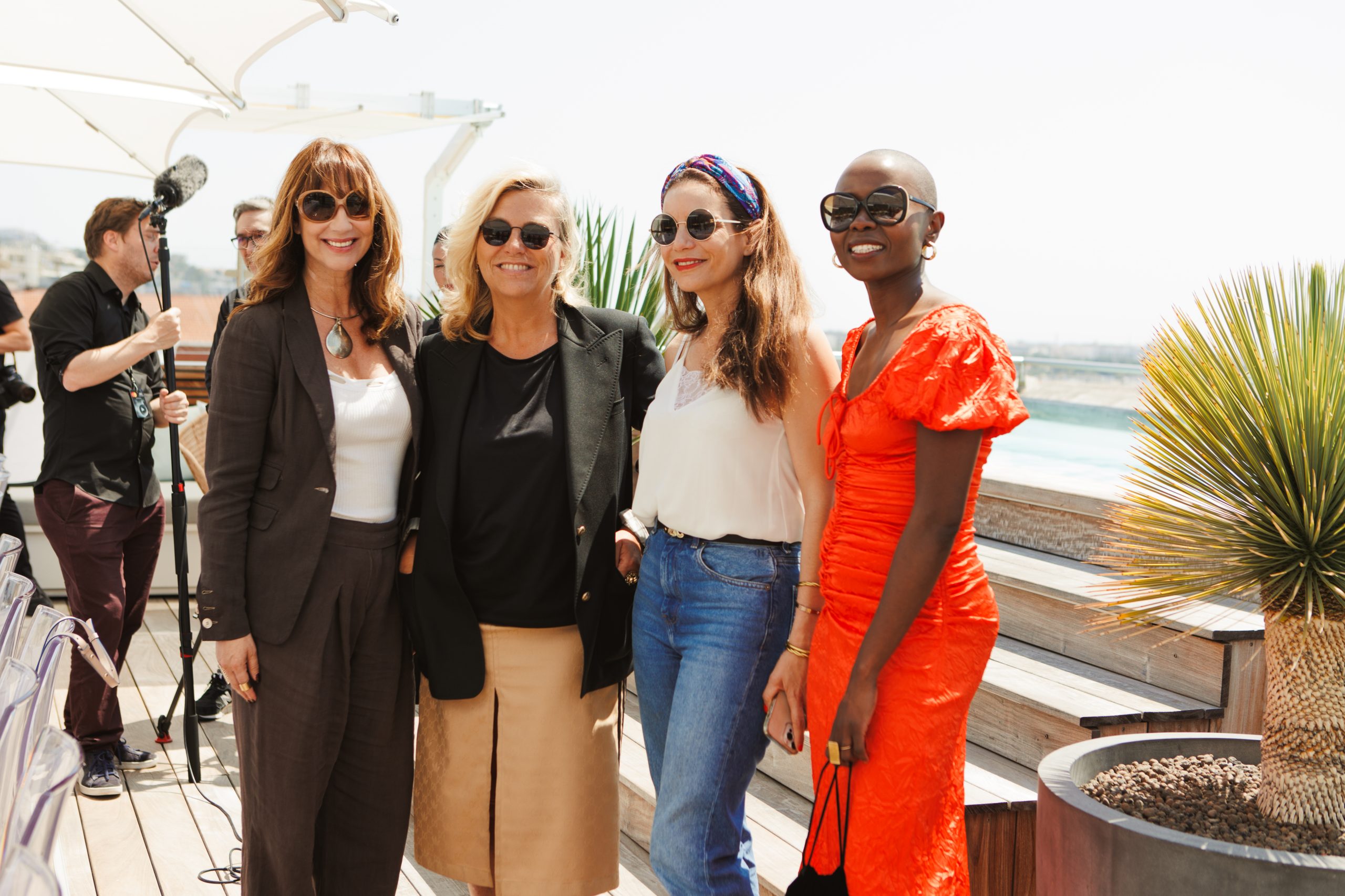 On the Kering Terrace for the Girls Support Girls Lunch - Say Who