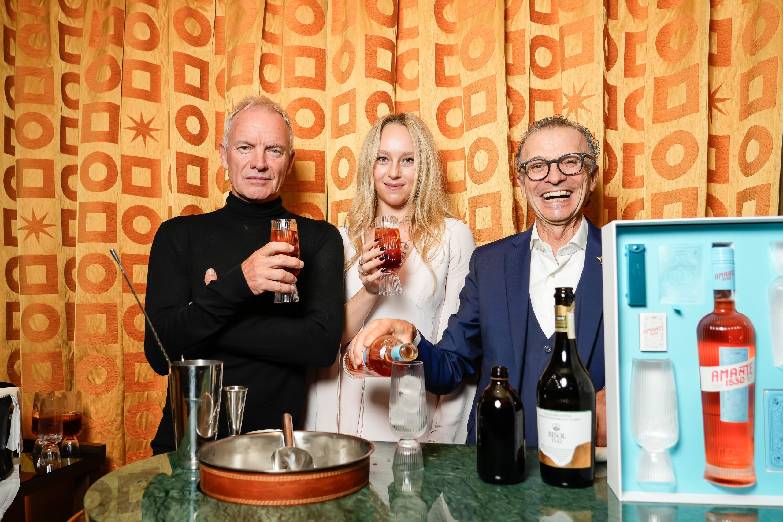 Sting celebrates Amante 1530