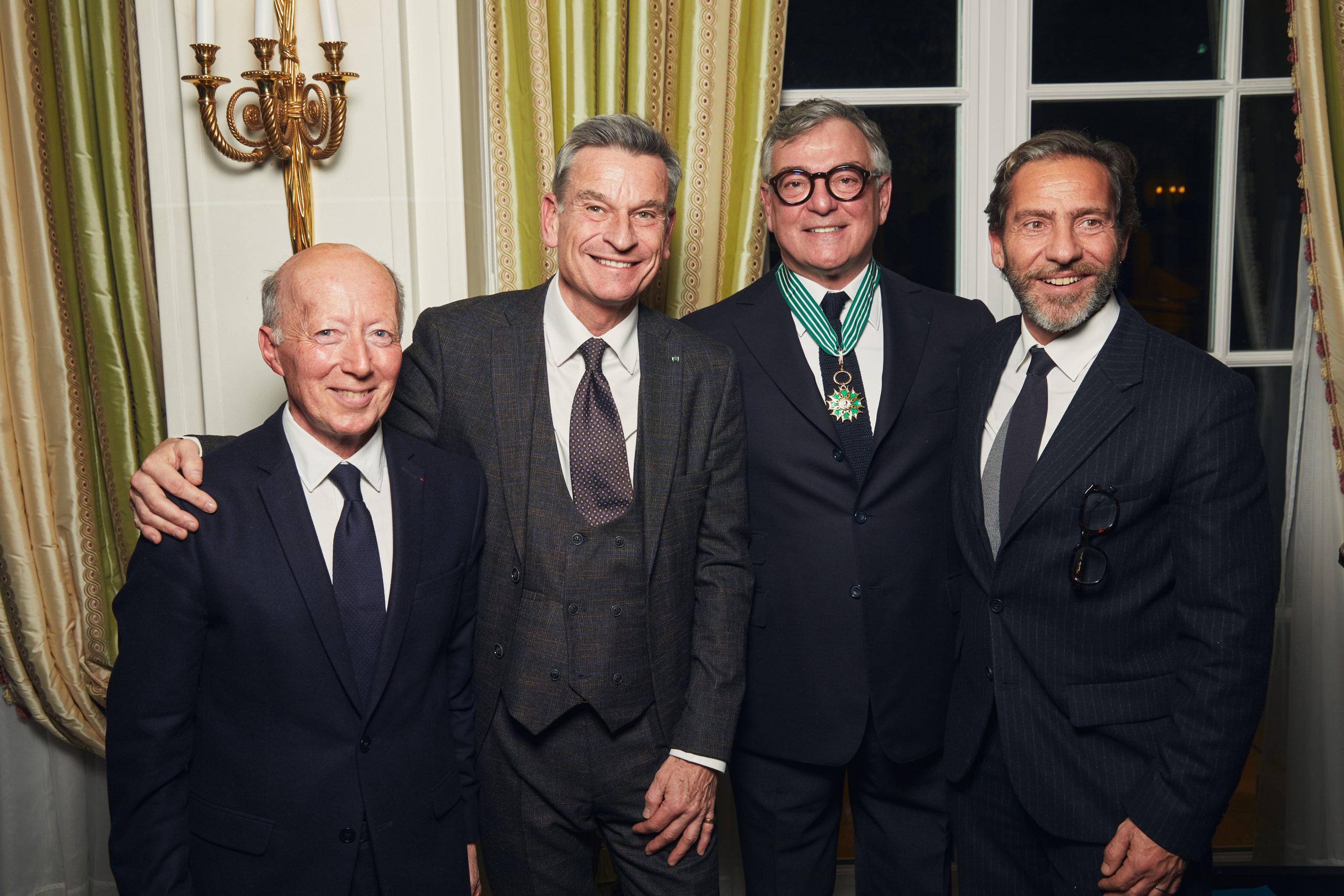 Patrick Perrin Receives a Decoration at the Bristol