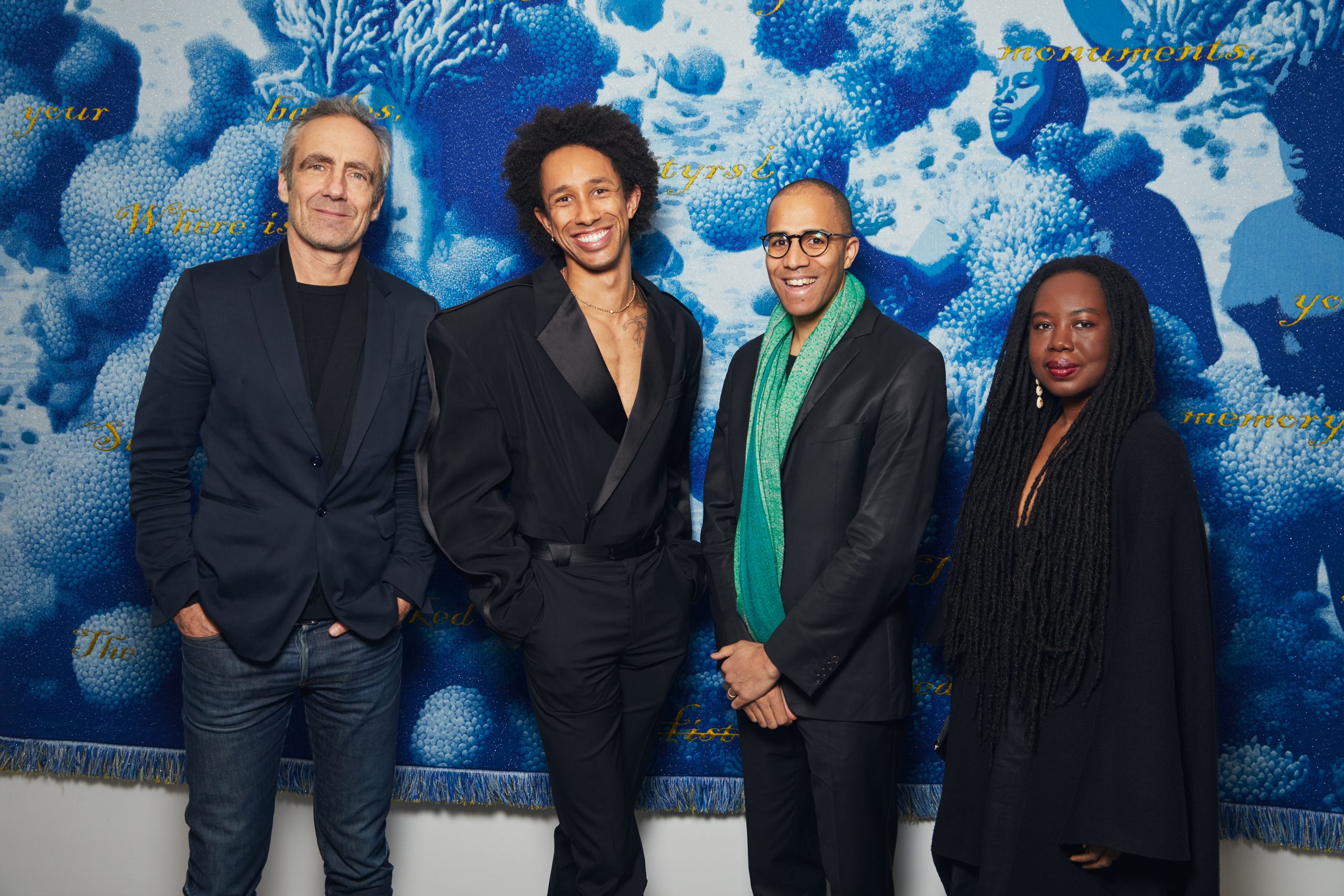 Miles Greenberg and Marc Johnson at the Galerie Mitterrand