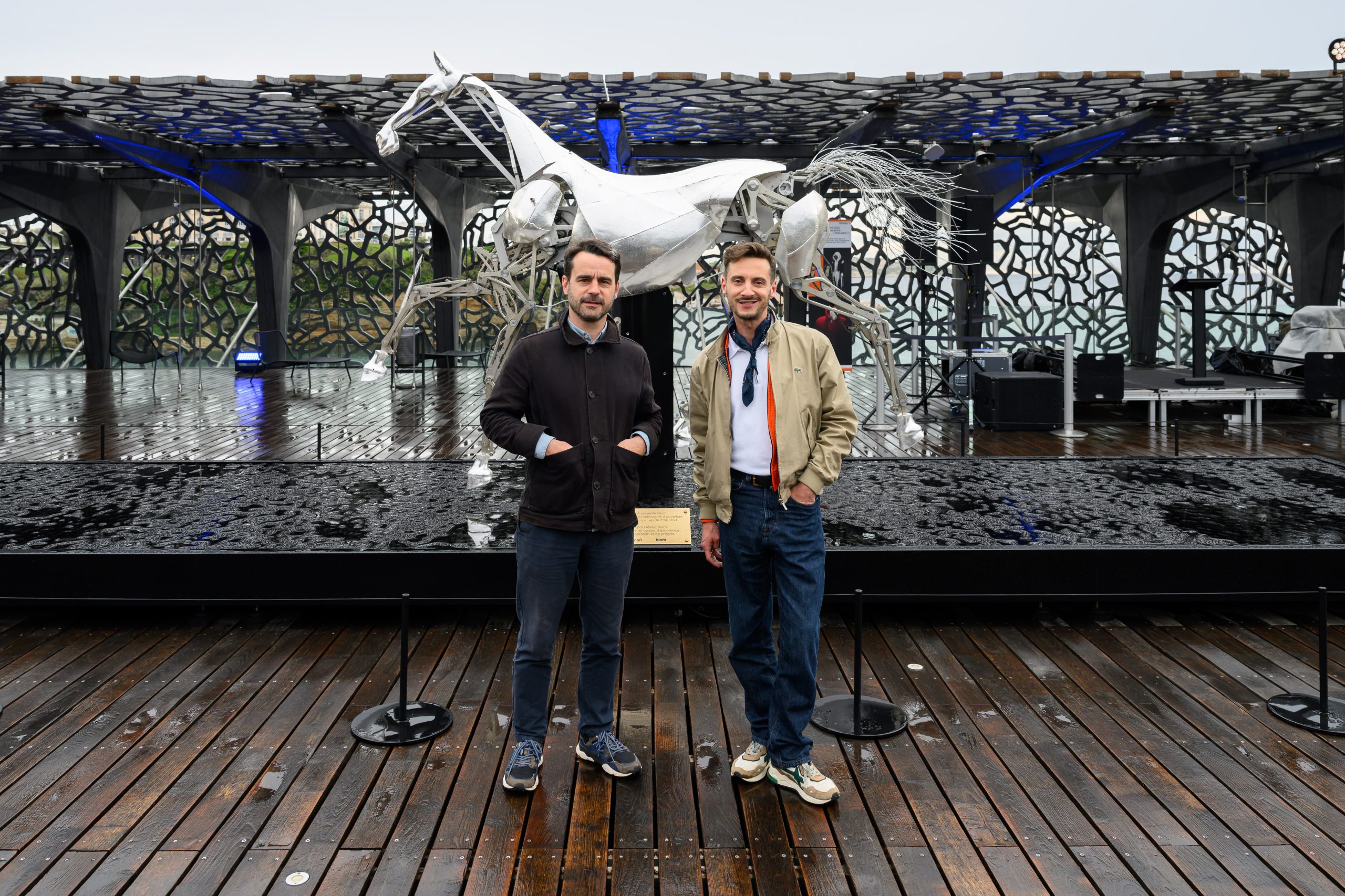 Zeus, the Steel Horse of the Paris 2024 Olympics at the MUCEM